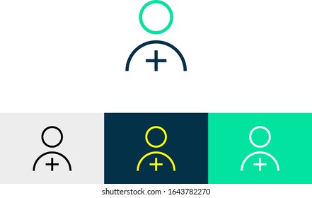 Avatar Line Art Icon Vector Stock Vector (Royalty Free) 1643782270 ...