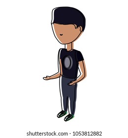 Avatar Man Standing Design Stock Vector (Royalty Free) 1053812882 ...