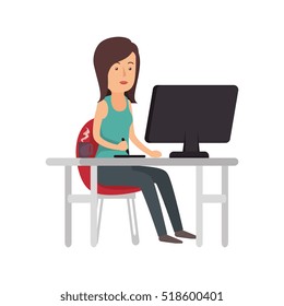 Avatar Person Working Icon Stock Vector (Royalty Free) 518600401 ...