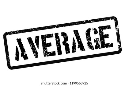 Average Stamp On White Background Sign Stock Vector (Royalty Free ...