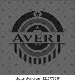 Avert Realistic Dark Emblem Stock Vector (Royalty Free) 1218778339 ...