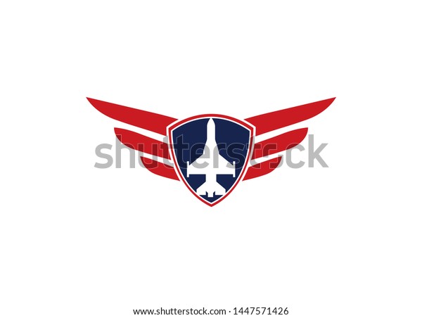 Aviation Logo Flight Icon Flying Symbol Stock Vector (Royalty Free ...
