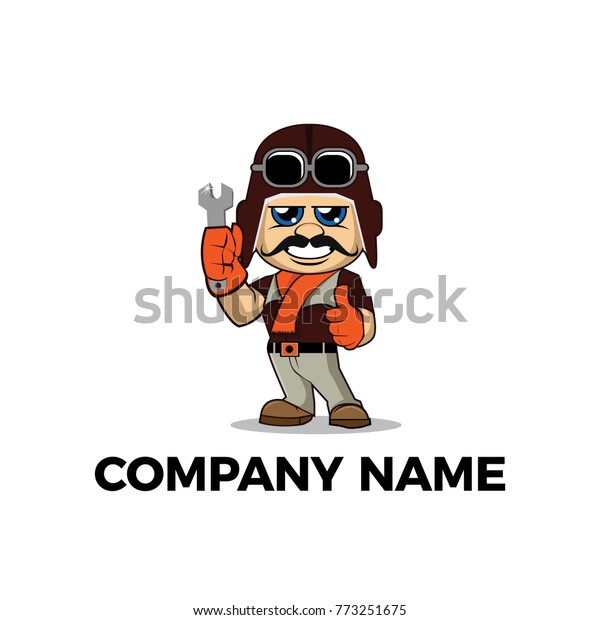 Aviation Mascot Logo Illustrations Stock Vector (Royalty Free ...