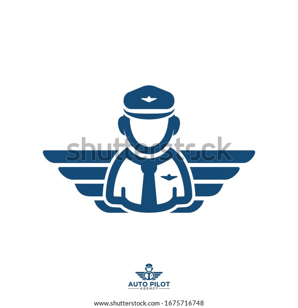 Aviator Logo Design Template Inspiration Logotype Stock Vector (Royalty ...