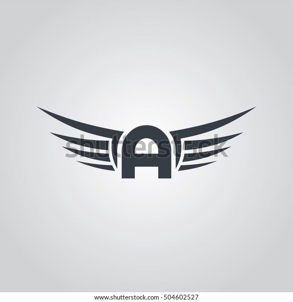 Aviator Symbol Logo Logotype Theme Vector Stock Vector (Royalty Free ...