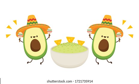 Nacho Mexican Hat Nacho Character Design Stock Vector (Royalty Free ...