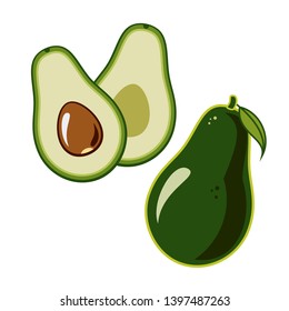 Avocado Tree Vector Growing Guide Poster Stock Vector (Royalty Free ...