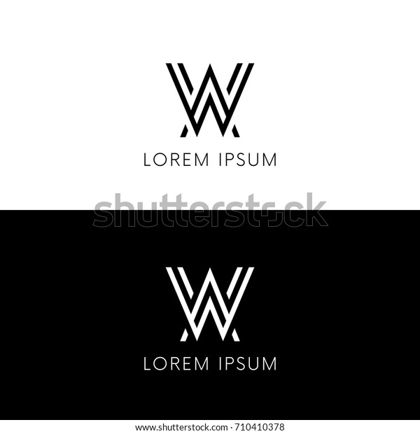Aw Letters Company Logo Icon Wa Stock Vector (Royalty Free) 710410378 ... Aw Letters Company Logo Icon Wa Stock Vector (Royalty Free) 710410378 ...