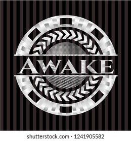 Awake Silver Emblem Stock Vector (Royalty Free) 1241905582 | Shutterstock