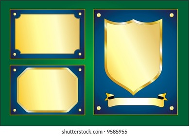 Award Gold Crest Stock Vector (Royalty Free) 9585955 | Shutterstock