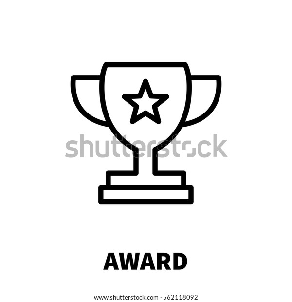Award Icon Logo Modern Line Style Stock Vector (Royalty Free) 562118092