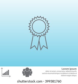Award Line Icon: vector de stock (libre de regalías) 396043942 ...