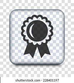 Rosette Icon Vector Transparent Stock Vector (Royalty Free) 1240596508