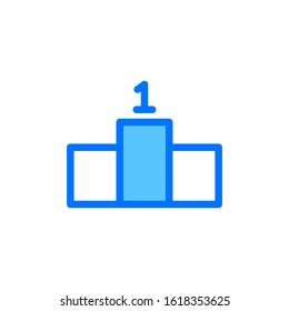 Award Podium Icon Vector Logo Template Stock Vector (Royalty Free ...