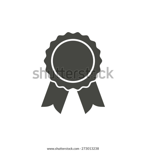 Award Vector Icon Black On White Stock Vector (Royalty Free) 273013238
