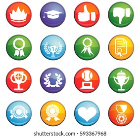 Award Vector Icons User Interface Design Stock Vector (Royalty Free ...
