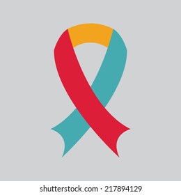 Awareness Ribbon Design Vector Illustration Stock Vector (Royalty Free ...