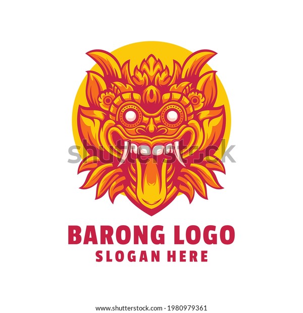 Awesome Barong Logo Design Vector Stock Vector (Royalty Free ...