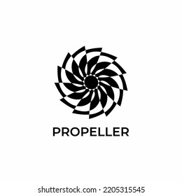 Awesome Black Spinning Logos Design Vector Stock Vector (Royalty Free ...