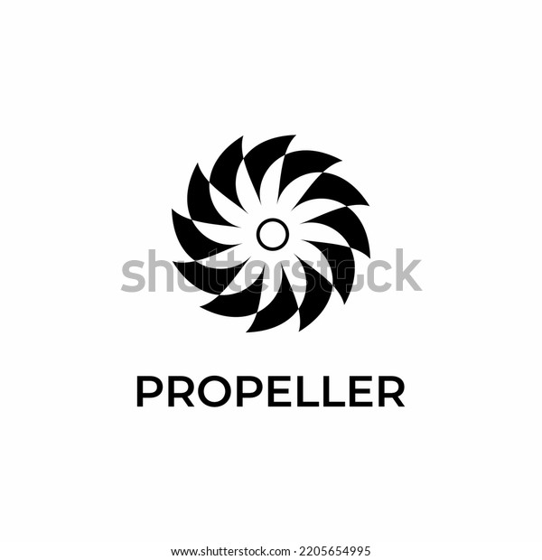 Awesome Black Spinning Logos Design Vector Stock Vector (Royalty Free ...