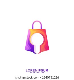 Awesome Security Bag Premium Logo Vector Stock Vector (Royalty Free ...