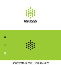 Awesome Technology Logo Design Inspiration Stock Vector (Royalty Free ...