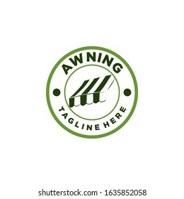 Awning Logo Design Vector Template Stock Vector (Royalty Free ...