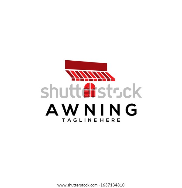 Awning Logo Design Vector Template Stock Vector (Royalty Free ...