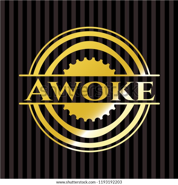 Awoke Shiny Badge Stock Vector (Royalty Free) 1193192203 | Shutterstock