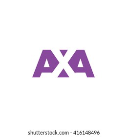 Axa Logo Vector Graphic Branding Letter Stock Vector (Royalty Free ...