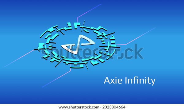 Axie Infinity Axs Isometric Token Symbol Stock Vector (Royalty Free ...