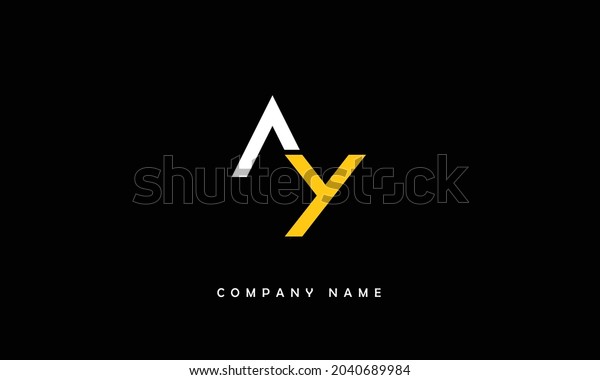 Ay Ya Alphabets Letters Logo Monogram Stock Vector (Royalty Free ...
