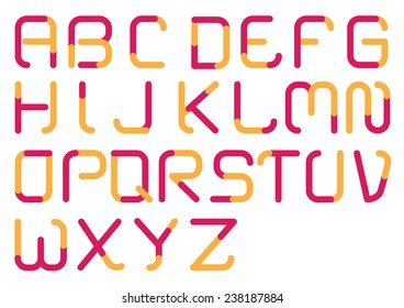 Az Alphabet Fonts Design Vector Stock Vector (Royalty Free) 238187884 ...