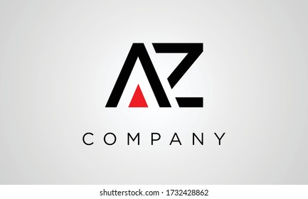 Az Letter Logo Design Vector Stock Vector (Royalty Free) 1732428862 ...