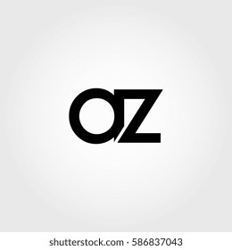 Obz Letter Original Monogram Logo Design Stock Vector (Royalty Free ...