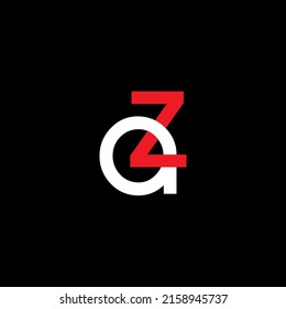 Az Simple Logo Design Art Stock Vector (Royalty Free) 2158945737 ...