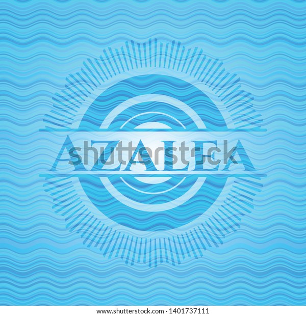 Azalea Water Style Emblem Vector Illustration Stock Vector (Royalty ...