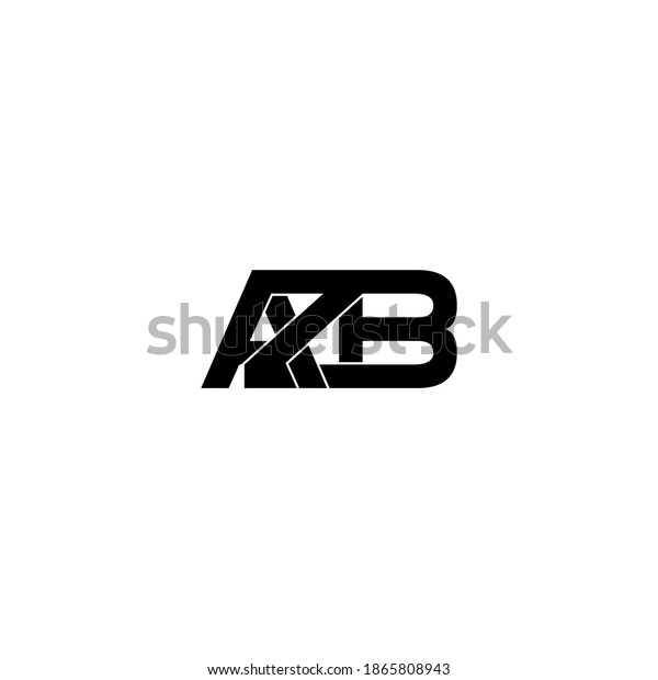 Azb Letter Original Monogram Logo Design Stock Vector (Royalty Free ...