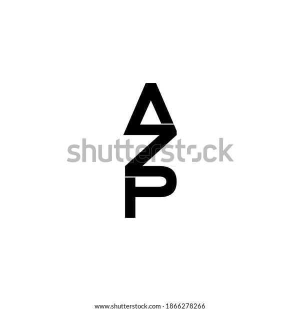 Azp Letter Original Monogram Logo Design Stock Vector (Royalty Free ...