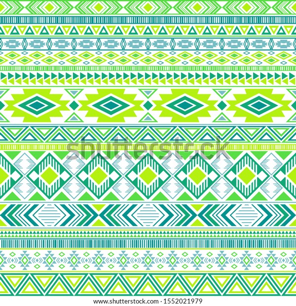 Aztec American Indian Pattern Tribal Ethnic Stock Vector (Royalty Free ...