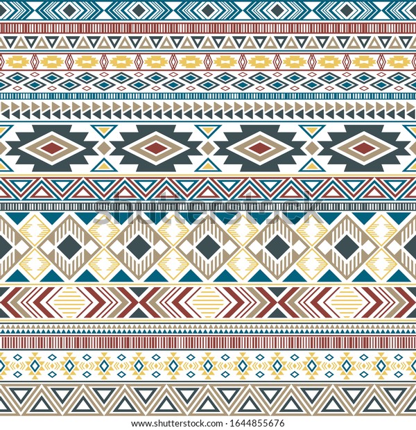 Aztec American Indian Pattern Tribal Ethnic Stock Vector (Royalty Free ...