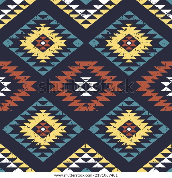 Aztec Stylized Print Template Fabric Paper Stock Vector (Royalty Free ...