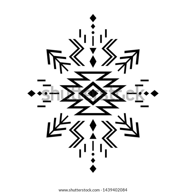 Aztec Vector Element Ethnic Ornament Tribal Stock Vector (Royalty Free ...