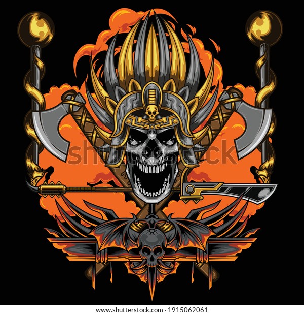 Aztec Warrior Illustration Available Your Custom Stock Vector (Royalty ...