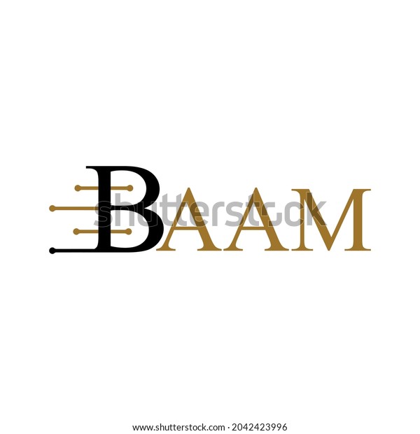 B Ba Baa Baam Logo Design Stock Vector (Royalty Free) 2042423996 ...