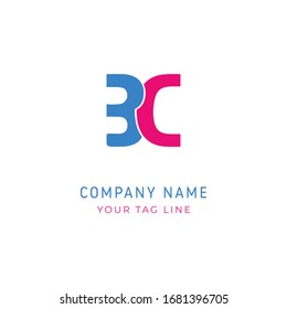 B C Combined Letters Initial Beautiful Stock Vector (Royalty Free ...