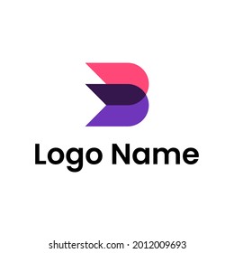 B Graphic Logo B Letter Design Stock Vector (Royalty Free) 2012009693 ...