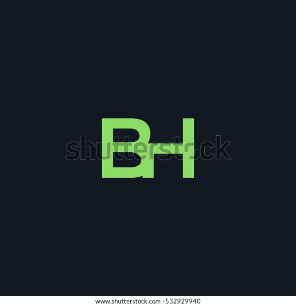 B H Letter Logo Design Vector Stock Vector (Royalty Free) 532929940 ...