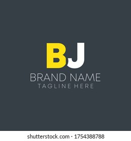 Vektor Stok B J Joint Letter Logo Design (Tanpa Royalti) 1754388788 ...