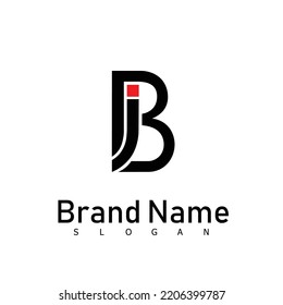 B J Logo Design Symbol Brand Stock Vector (Royalty Free) 2206399787 ...